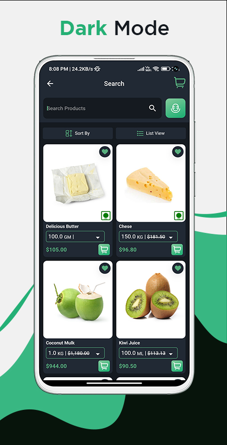eGrocer - Online Multi Vendor Grocery Store, eCommerce Marketplace Flutter Full App with Admin ...